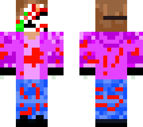 zombified kitsune mask | Minecraft Skin