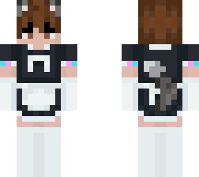 Trans Wolf Maid with Thigh Highs | Minecraft Skin