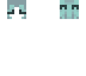 turquoise shoulder length // hb | Minecraft Skin