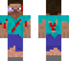 Battle damaged Steve | Minecraft Skin