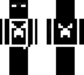 shadow creeper logo | Minecraft Skin