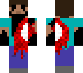 shred distorted steve entity (creepypasta) | Minecraft Skin