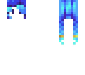 . blue hair base ; braids ; . | Minecraft Skin
