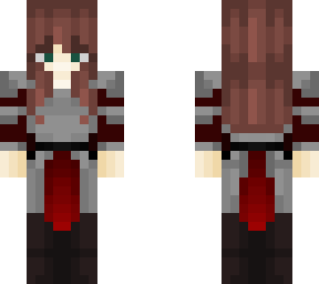 ~Clothed in red and ready for battle~ | Minecraft Skin