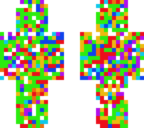 90s coloured static | Minecraft Skin