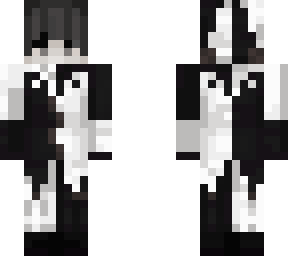 Black and white jester | Minecraft Skin
