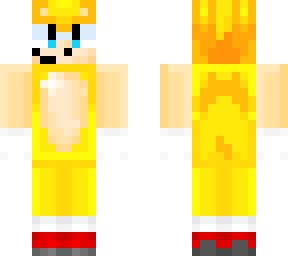 First Time Super Sonic - Sonic Frontiers | Minecraft Skin