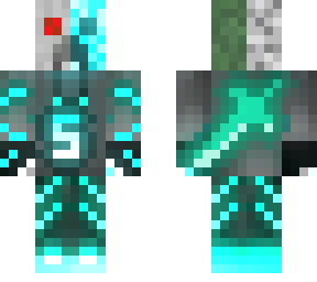 diamond creeper cyborg 2 | Minecraft Skin