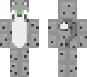 "Sage" Snow Leopard OC | Minecraft Skin