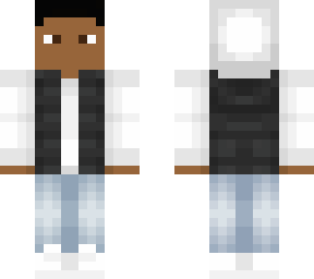 Hoodie and puffer vest | Minecraft Skin