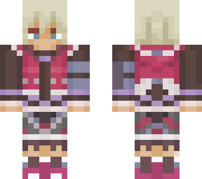 Shulk (Xenoblade Chronicles Wii Version) (Wide) | Minecraft Skin