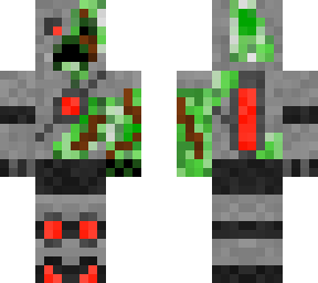 cyber creeper | Minecraft Skin