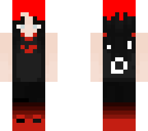 Red Roots Billie Eilish | Minecraft Skin