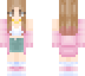 Riversgg Cubito ~ Pink Outfit | Minecraft Skin