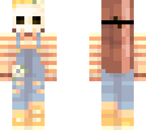 Skeleton mask girl | Minecraft Skin