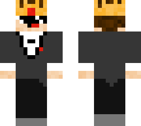 Derp with Crown and Suit | Minecraft Skin