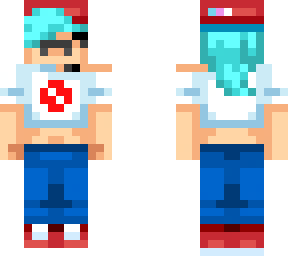 fnf boyfriend | Minecraft Skins