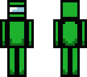 Green Crewmate | Minecraft Skin