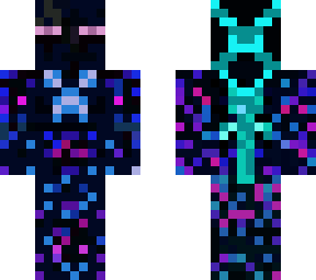 Half Ender Half Man | Minecraft Skin