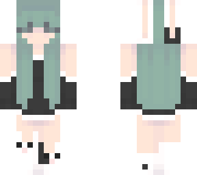 mint rabbits // socktober 11 | Minecraft Skin