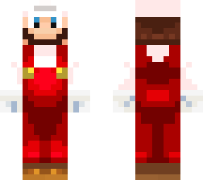 Fire Mario | Minecraft Skin