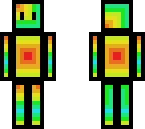 Rainbow Block | Minecraft Skin