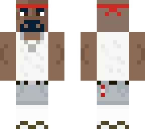 red thug hunter | Minecraft Skin