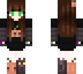 Updated Halloween Aro Ace | Minecraft Skin