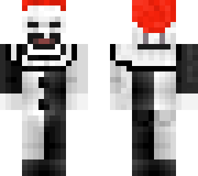 Art the Clown Santa Hat Skin Terrifier 3 | Minecraft Skin