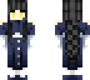 crow witch no hat (fixed) | Minecraft Skin