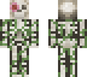 Overgrown Skeleton | Minecraft Skin