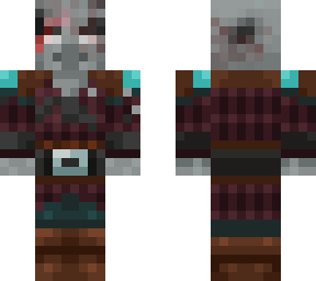 Burnt Pillager Head | Minecraft Skin