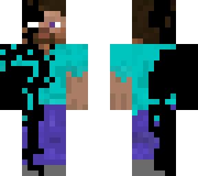 Corrupted Steve | Minecraft Skin