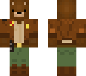 Forest Ranger Brown Bear | Minecraft Skin