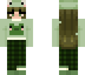 Frog girl | Minecraft Skin