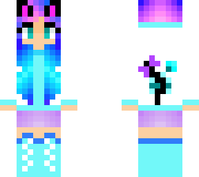 Neon Gamer Girl Skin | Minecraft Skin