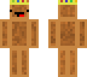 Toast king, the cousin of bread king | Minecraft Skin