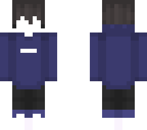 Blue Hoodie Boy Base | Minecraft Skin