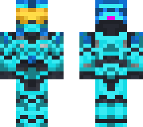 Blue Master Chief - Halo 3 | Minecraft Skin