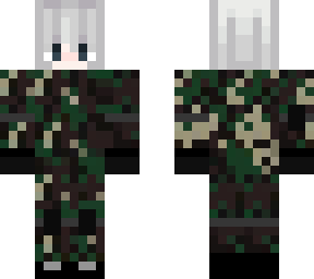 Vindicator Girl Indonesia Soldier | Minecraft Skin