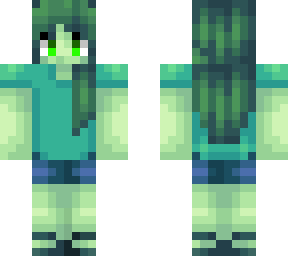 Zombie Girl Mom Cute | Minecraft Skin