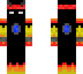 Flaming Swiper | Minecraft Skin