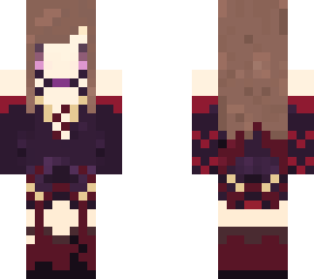 marika mizushima | wine red monopoly | | Minecraft Skin