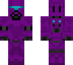 Purple clone commando | Minecraft Skin