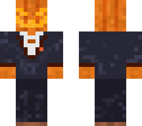 Mr. Pumpkin Head (fixed) | Minecraft Skin