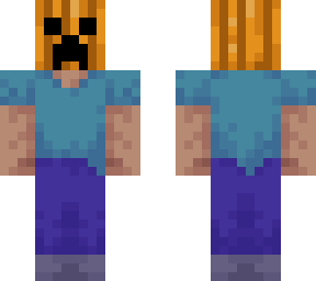 pumpkin steve | Minecraft Skin