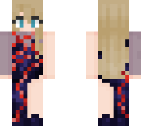 Taylor Swift - Red Reputation Bodysuit | Minecraft Skin