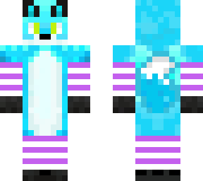 (Recolor) blue femboy fox- jaisondrain | Minecraft Skin