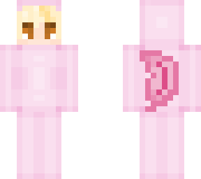 Boy in axolotl onesie | Minecraft Skin