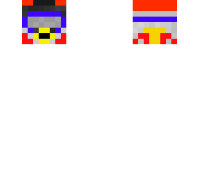 CJ Kask czerwony v2 | Minecraft Skin